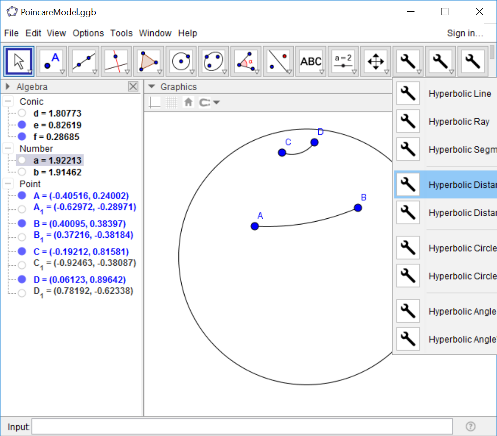 Exploring Geometry - Geogebra