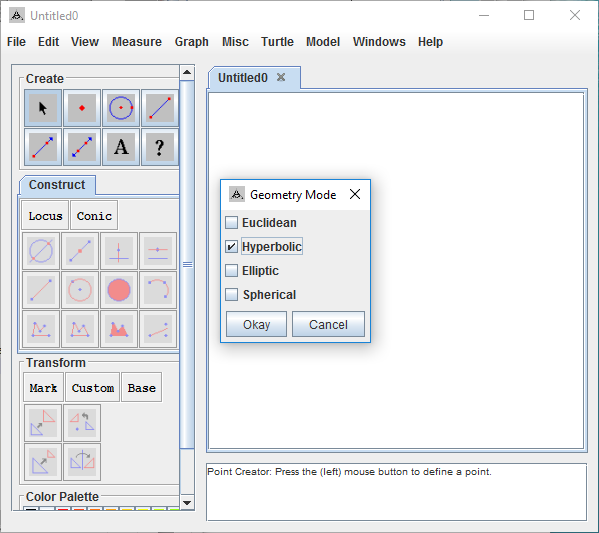 Exploring Geometry - Geometry Explorer